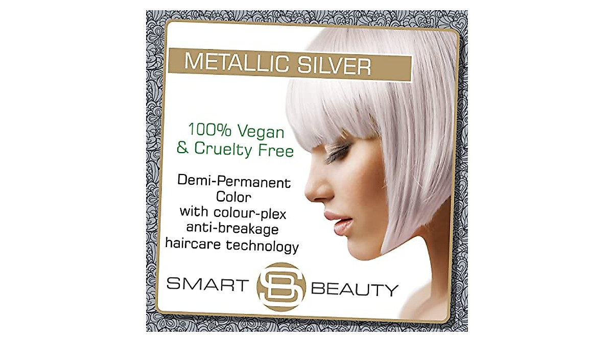 Stylish Metallic Silver Hair Dye for Trendy Looks