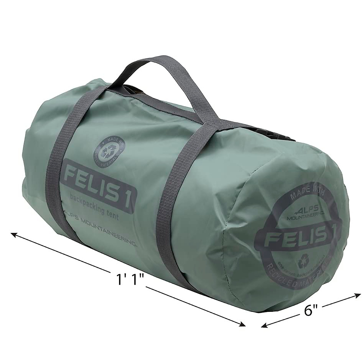 ALPS Mountaineering Felis 1-Person Tent, Recycled Materials