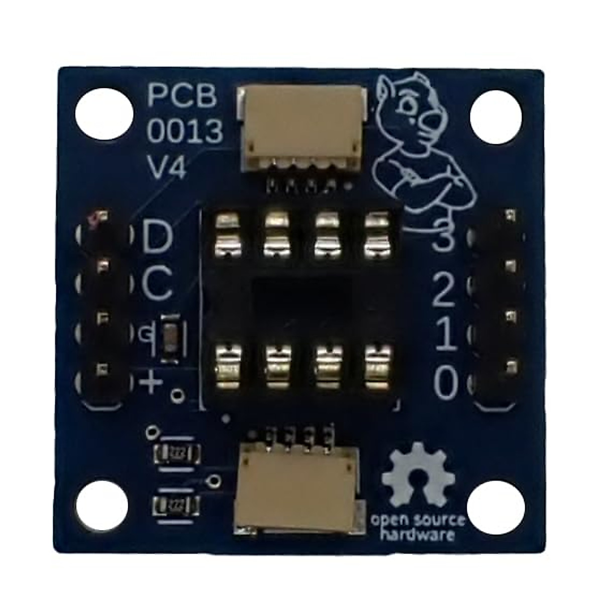 Qwiic Adapter Breakout Board for Serial Wombat 4B Chip PCB_0013 Board 4-Pack