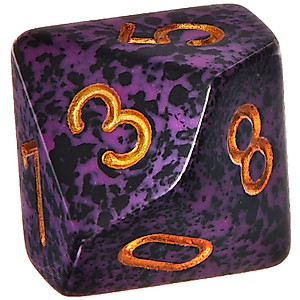 Chessex Manufacturing 25117 Hurricane Speckled - Ten Sided Die D10