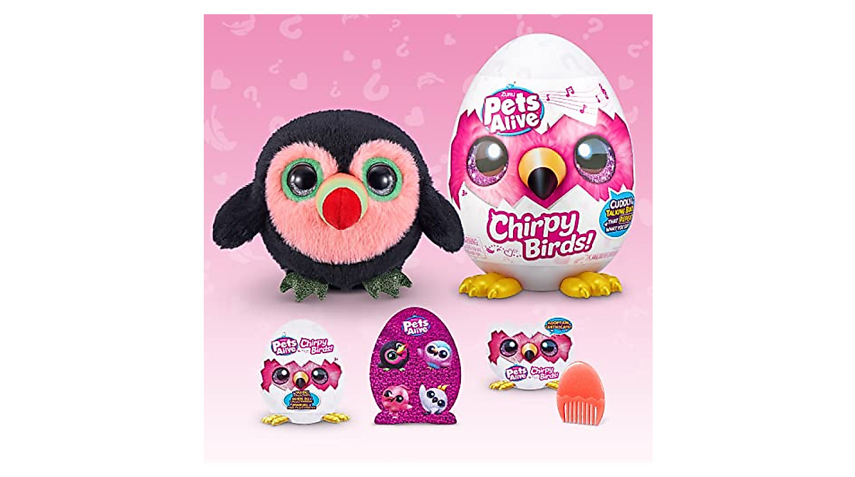 Pets Alive Chirpy Birds Tucan - Interactive Electronic Pet for Kids