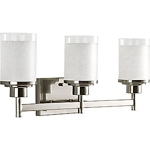 Progress Lighting P2978-09 Alexa Bath & Vanity, 22-Inch Width x 9-3/8-Inch Height, Brushed Nickel