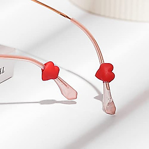 iGeyzoe 15 Pairs Silicone Eyeglasses Retainer, Eyewear Ear Grip Ear Hooks Anti-Slip Holder Eyeglasses Stoppers Temple Tips For Eyeglasses, Sunglasses, Reading Glasses