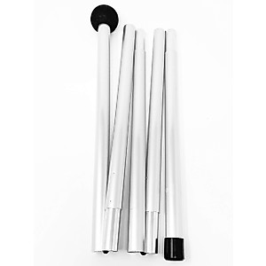 SUN NINJA Replacement Beach Tent Poles, 2 Poles Included