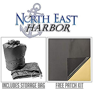 North East Harbor Durable Waterproof Tear-Resistant Class-B RV Motorhome Cover Fits Length 18'-20' Feet Class B Camper Van/Conversion Vans Zippered Panels 500D Polyester Fabric