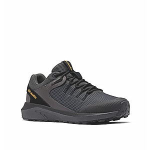Columbia Men's Trailstorm Waterproof Hiking Shoe, Dark Grey/Bright Gold, 11