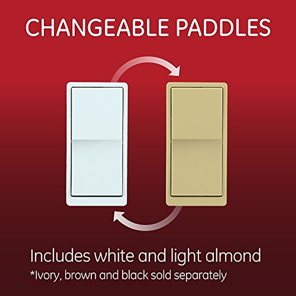 GE Zigbee Smart Switch In-Wall Lighting Control, Neutral Wire Required, Works Directly with Alexa Plus, Echo Show (2nd Gen), White & Light Almond, 45856GE