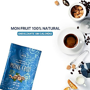 THE MIX SUPERFOODS - MONK FRUIT 100% PURE - Monk Fruit Without erythritol - Suitable for diabetics - 10 times sweeter than sugar - 3.5 oz (100 g)
