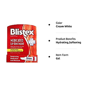 BLISTEX Medicated Lip Ointment, 0.21 Oz (Pack of 3)