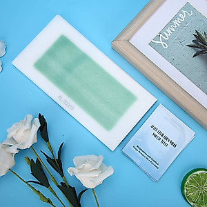 40 Sheet/Pack Disposable Professional Hair Removal Tool Depilatory Paper Epilator Women Wax Strip Paper, Depilatory Strips Paper for Women Men