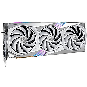 MSI Gaming GeForce RTX 4070 Ti 12GB GDRR6X 192-Bit HDMI/DP Nvlink Tri-Frozr 3 Ada Lovelace Architecture Graphics Card (RTX 4070 Ti Gaming X Trio White 12G)