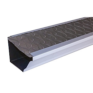 Superior Gutter Guard | New Raised Stainless-Steel Screen Technology Gutter Cover, DIY Constructed. Fits Any Traditional 6-inch Gutter - 48FT Kit