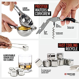 Cocktail Shaker Set | Mixology Bartender Kit | 22 Pieces Complete Premium Barware Tool Sets | All The Best bar Essentials for The Home and Professional Bartender | High-End Bartending kit