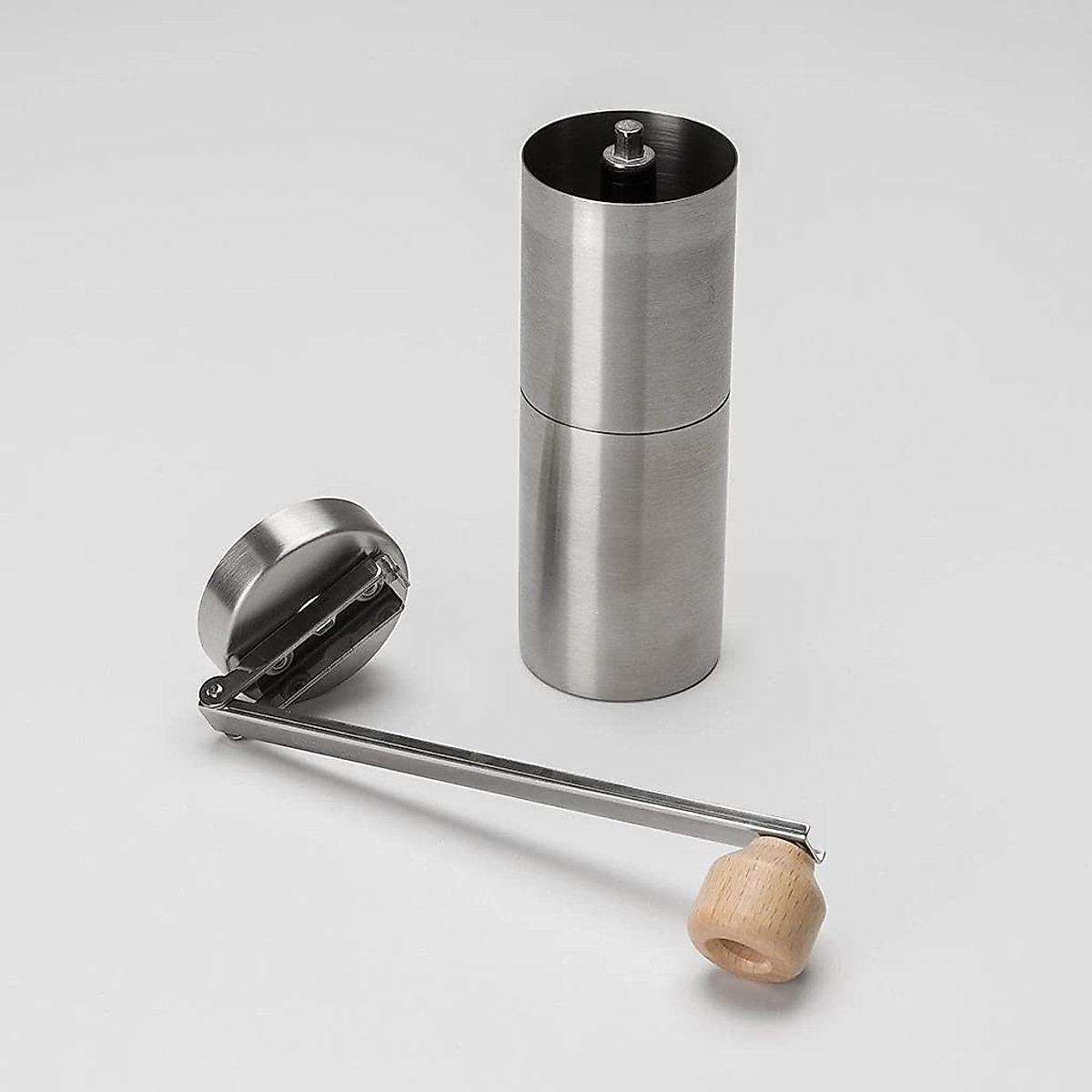 Snow Peak Field Barista Grinder - Stainless Steel Manual Coffee Grinder with Adjustable Burr - Durable & Portable Coffee Maker for Camping - Barista-Quality Camping Accessories