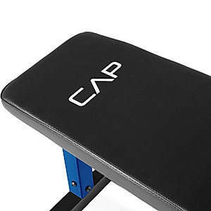 Cap Barbell Flat Weight Bench Blue Color Series