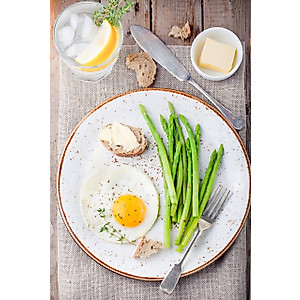 HIC Kitchen Non-Stick Fried and Poached Egg and Pancake Cooking Rings, Round Shaped, Nonstick, PFOA and BPA Free, 3.75-Inches Diameter, Set of 4