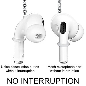 MITERV Anti-Lost Straps for AirPods,Slide Adjustable Skull Necklace for Airpods Pro/3/2/1