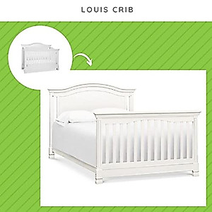 CC KITS Full-Size Conversion Kit Bed Rails for Million Dollar Baby Ashbury, Durham, Etienne, Foothill, Louis & Wembley Cribs (White)