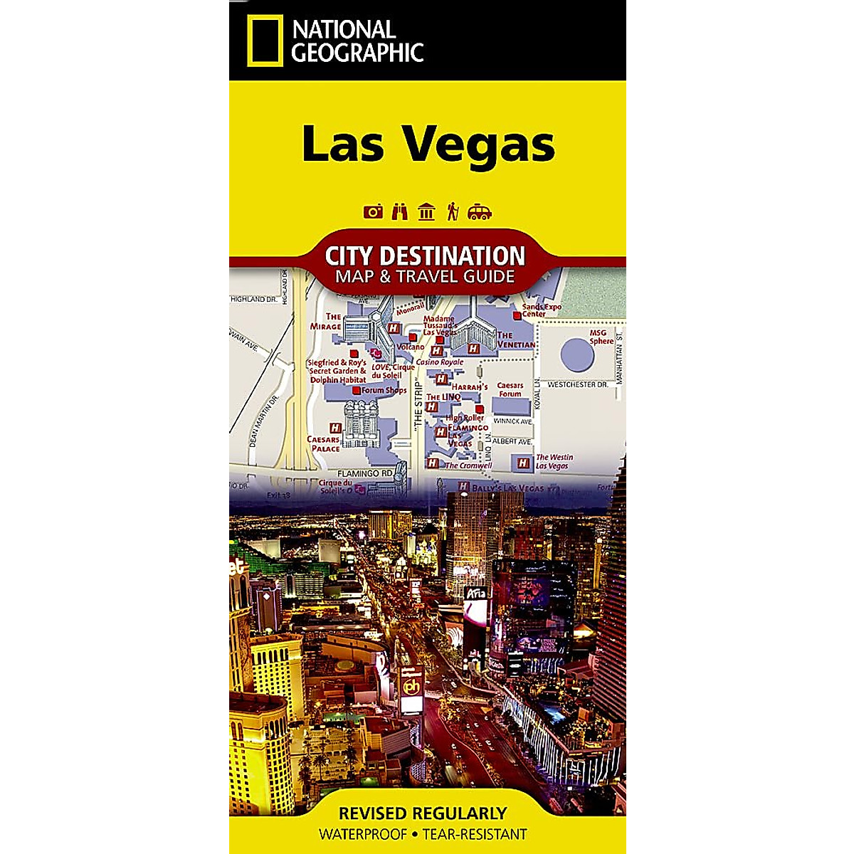 Las Vegas Map (National Geographic Destination City Map)