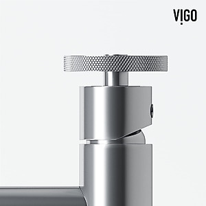VIGO Cass 8'' H Single Handle Single-Hole Bathroom Faucet in Chrome-VG01046CH