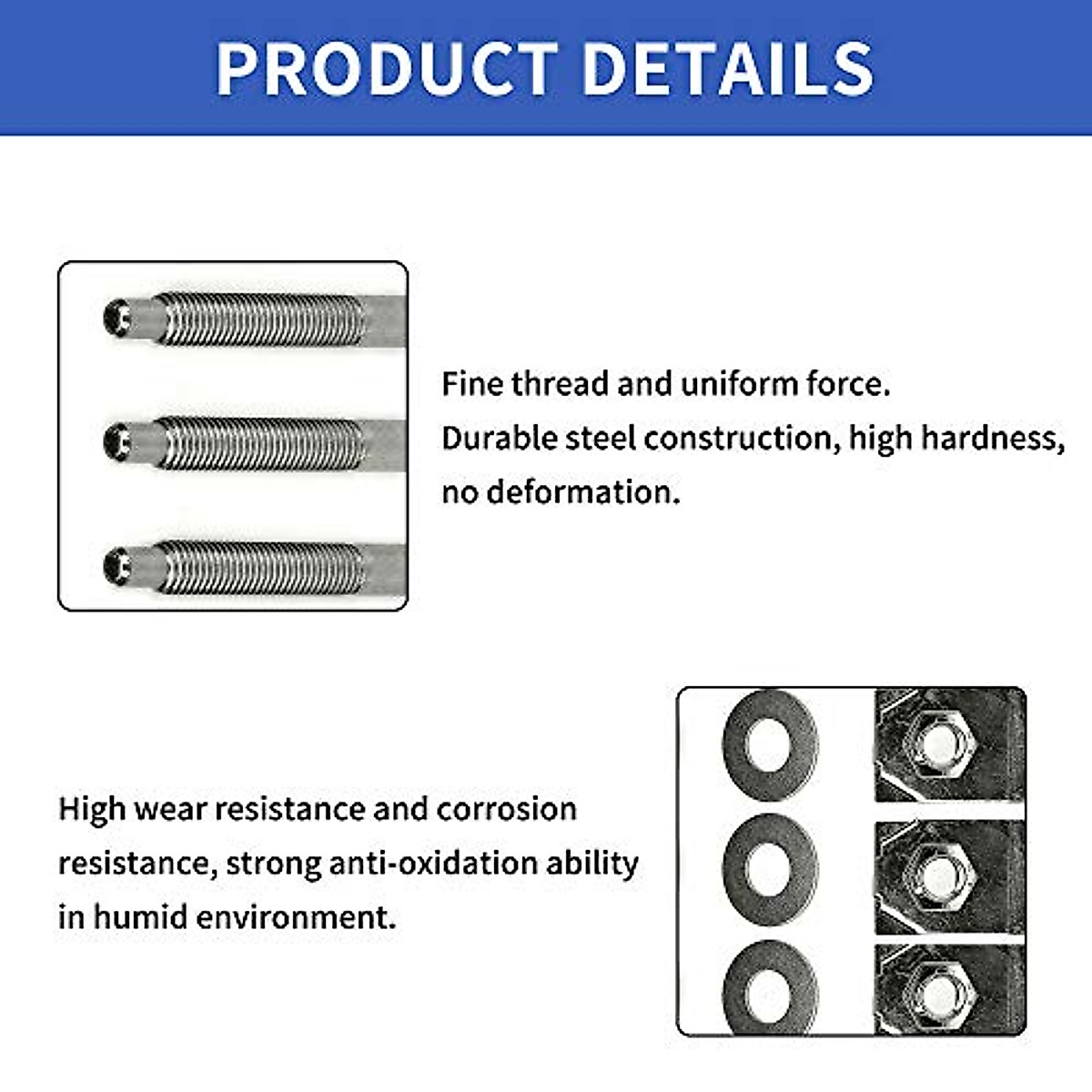 Truck Bed Mounting Hardware Kit Compatible with Ford F250 F350 F450 F550 Super Duty Truck 1999-2016 Replaces 924-311, W706640-S900, W706641-S900, W708770S436 (Including 8 Bolts, Captured Nut, Washers)