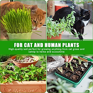 40 Packs 20mm 3 Inch Organic Coir Potting Soil for Planting Pellets Expanding Coir Fiber Compressed Soil Coconut Seed Starters Peat Pellet for Cactus Succulent Vegetable Cat Grass Bonsai