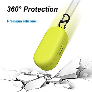 Aotao Compatible with Bose Sport Earbuds Silicone Carrying Case (Not fit for Bose QuietComfort Earbuds), Portable Scratch Shock Resistant Cover (Green)