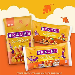 Brach's Classic Candy Corn Trick or Treat Packs, 60 Mini Pouches