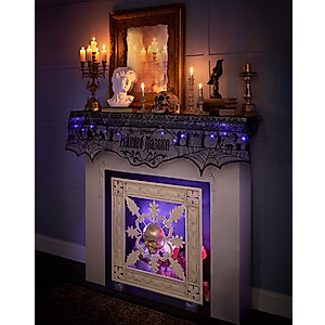 Spirit Halloween Disney Haunted Mansion LED Light-Up Mantel Scarf