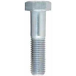 M12-1.75 x 180mm Hex Head Cap Screws, Steel Metric Class 8.8, Zinc Plating (Quantity: 10 pcs) - Coarse Thread Metric, Partially Threaded, Length: 180mm Metric, Thread Size: M12 Metric
