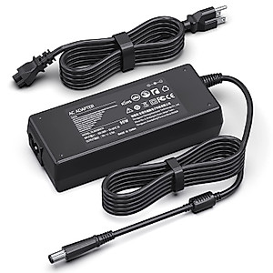 90W Power Cord for HP Pavilion All-in-One Desktop Charger HP 18'' 19'' 20" 21" 32" HP Pavilion (N193) 20" 23'' PC 18-5110 19-2304 20-B010 20-B013W Monitor Charger Gaming Power Supply