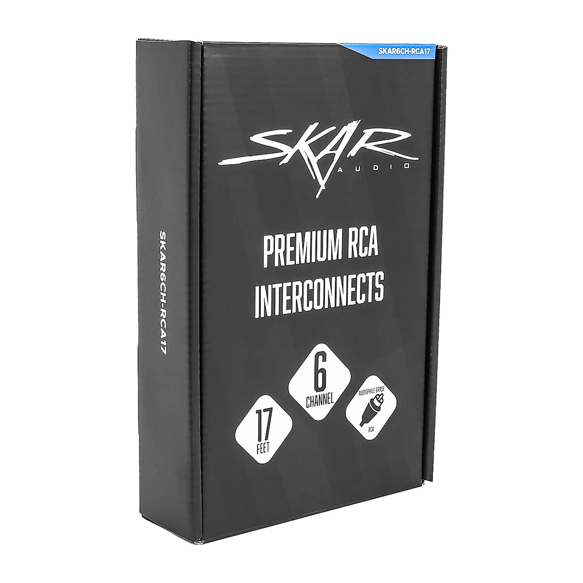 Skar Audio 17-Foot 6-Channel Twisted Pair RCA Interconnect Cable for Personal Computer- SKAR6CH-RCA17