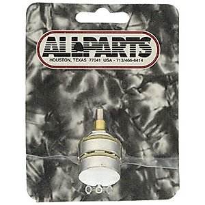 Allparts 4586 Pot Potentiometer Stacked with 2 Levels, 500/500Kohm