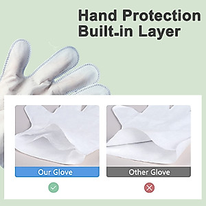 Pet Grooming Glove Wipes, 6pcs Rinse Free Cleaning Deodorizing Dog Cat Wipes for Face, Ear, Eye, Paws, Disposable Plant-Based Dog Bath Wipes, Hypoallergenic Cat Dog Cleaning Gloves Grooming Supplies