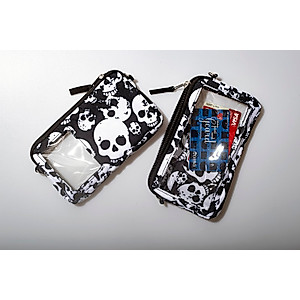DQL Phone Purses with Crossbody Strap, Small Phone Holder with Interior Pocket for iPhone 15/14/13/12 - Skull Pattern