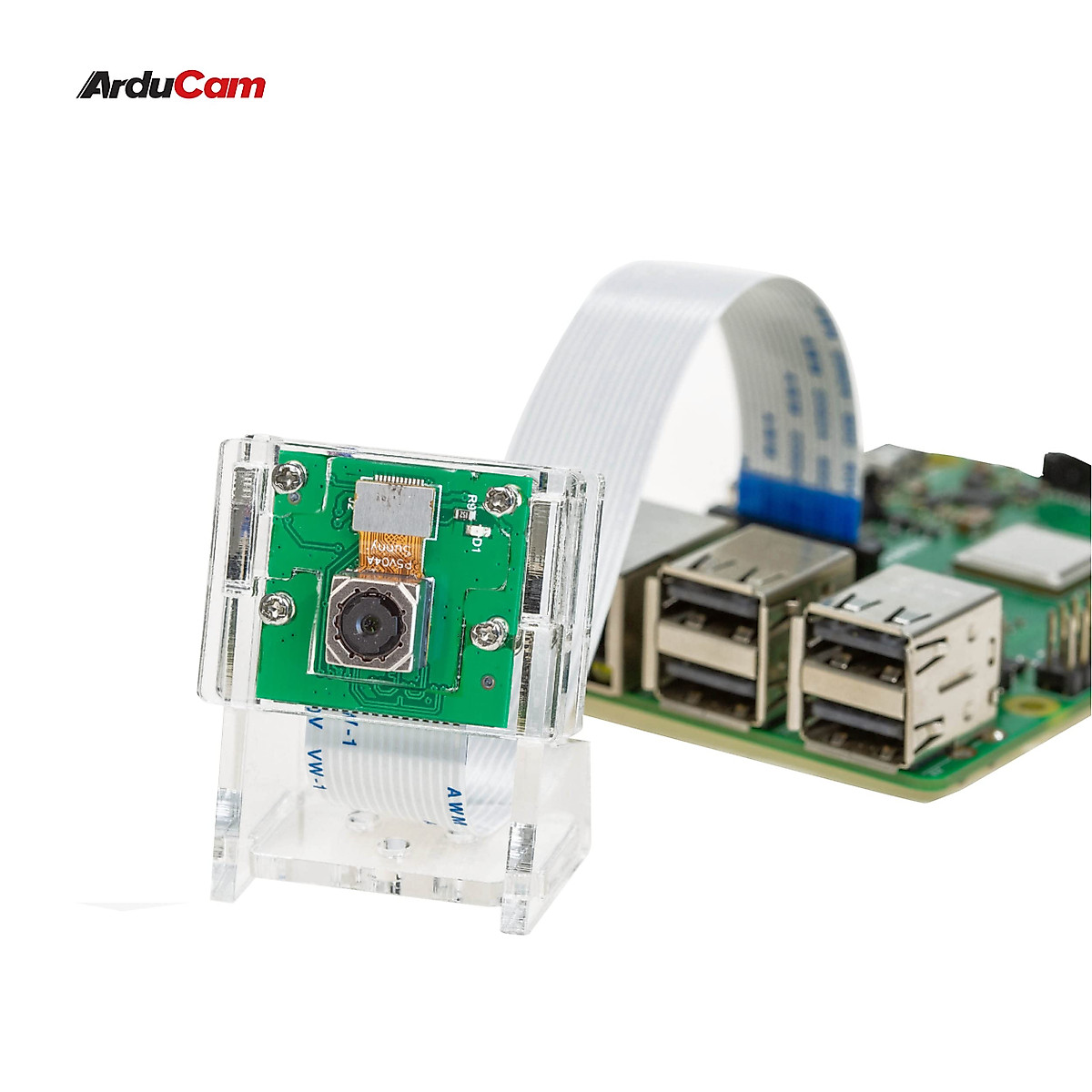 Arducam for Raspberry Pi Camera with Motorized Lens, Adjustable Focal Length for Monitoring 3D Printer, 3.28FT/100CM Long Extension Flex Ribbon Cable for Raspberry Pi