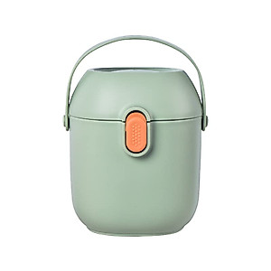 SLDHFE Baby Formula Dispenser Travel Container, Toddler Milk Powder Portable Formulav Storage Snack Containers with Scoop and Carry Handle, for Toddlers Kids (Green)