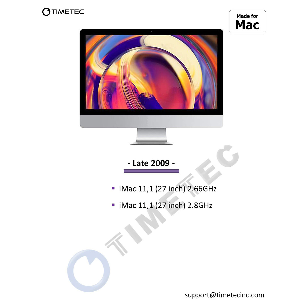 Timetec 16GB KIT(2x8GB) Compatible for Apple DDR3 1067MHz / 1066MHz PC3-8500 RAM for Mac Book (Mid 2010 13-inch), Mac Book Pro (Mid 2010 13-inch), iMac (Late 2009 27-inch), Mac Mini (Mid 2010) MAC RAM