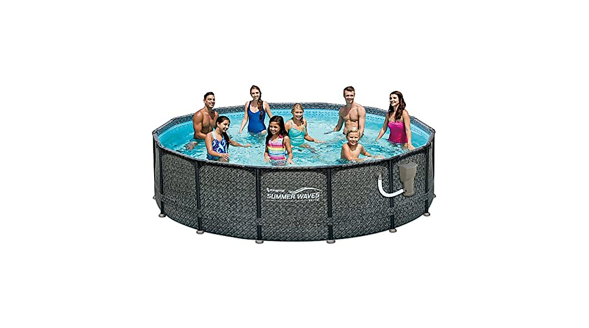 Summer Waves 14 Ft Above Ground Pool - Easy Setup & Durable Design