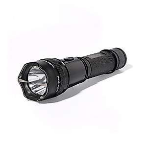 VIPERTEK VTS-195 Heavy Duty Aluminum Stun Gun for Self Defense Rechargeable with LED Flashlight