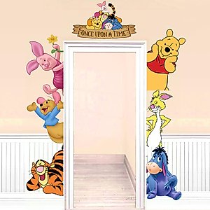 Cartoon Bear Door Decorations Kits Bear Cutouts Paper Room Wall Door Decor Cartoon Bear Birthday Party Outdoor Indoor Decorations