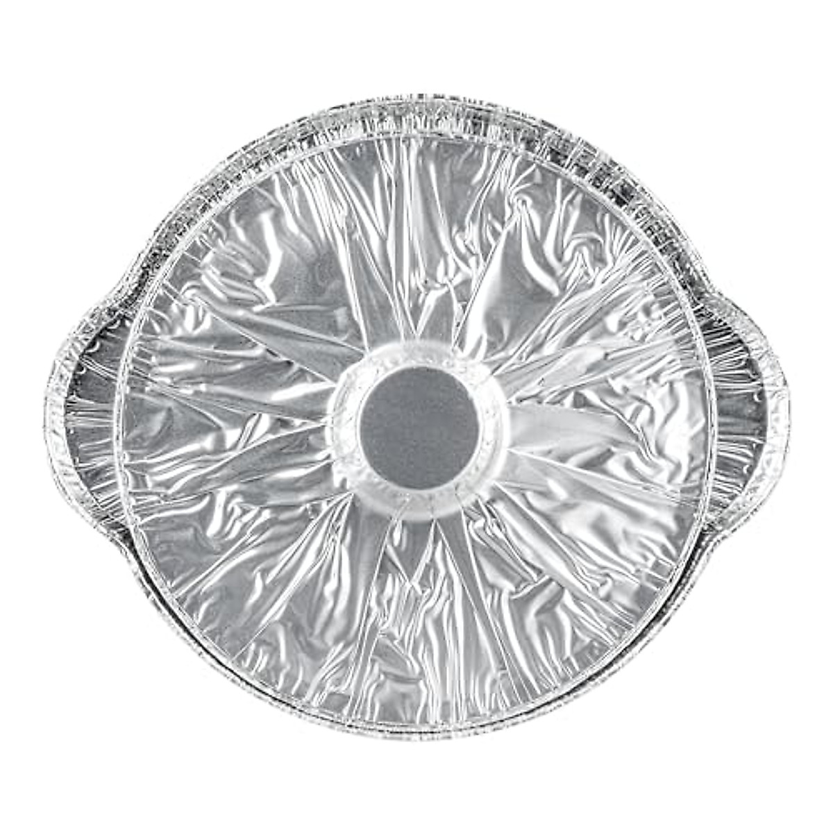 Foil Lux 34 Ounce Pans And Lids, 10 Disposable Pots With Lids - Oven-Ready, Stove Compatible, Aluminum Foil Baking Pans, Freezable, For Outdoor Camping, Vacation, Picnic, And More - Restaurantware