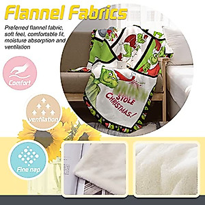 Christmas Blanket Merry ChristmasUltra Soft Flannel Fleece All Season Light Weight Living Room/Bedroom Warm Blanket 50"X40"