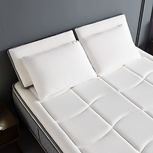 Twin Mattress, DIGLANT 12 Inch Euro Top Hybrid Mattress, Gel Memory Foam with Pocket Spring Mattress in a Box and Balance Support, Medium Feel Mattress, CertiPUR-US Certified