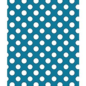 Porter ST. Sofa Couch 50" x 60" Decorative Polka Dots Blue Arctic Fleece Throw Blanket