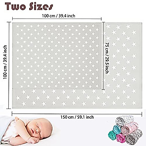 LeerKing 2 Pcs Fleece Baby Blankets, Soft Coral Plush Baby Infant Blankets, 30 x 40 Inches Swaddle Receiving Flannel Blankets for Baby Boys Girls