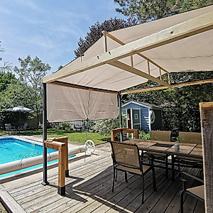 Azarxis Hammock Rain Fly Camping Tarp Canopy Tent Footprint Ground Sheet Picnic Mat, UV Protection and PU 2000mm Waterproof, Lightweight for Camping, Backpacking and Outdoor Adventure (Khaki, M)