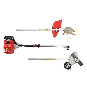 Weed Wacker, 43CC Cordless Weed Eater, 1.25kw Powered, Gas-Powered Brush Cutter, Lawn Edger, Hedge Trimmer Grass Trimmer Tools for The Garden and Yard