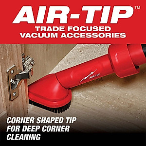 SHISHUVIN Milwaukee 49-90-KIT1 AIR-TIP Nozzle/Rotating Brush/Pivoting Brush Attachment Kit - Vacuum Cleaner Accessories - Resin Material