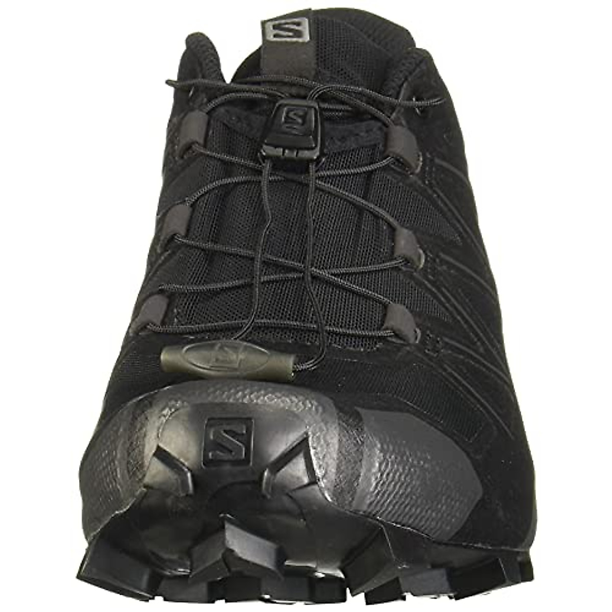 Salomon Speedcross 5 Trail Running Shoes for Women, Black/Black/Phantom, 7.5